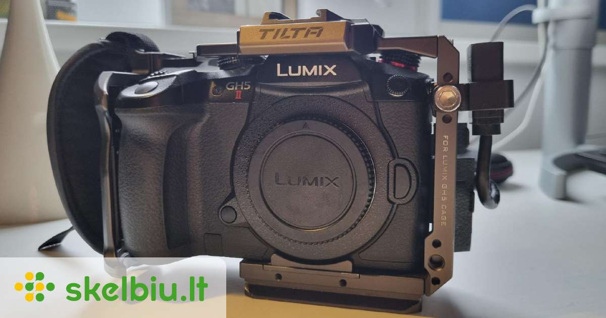 Parduodu Panasonic Gh5 mark II su objektyvais - Skelbiu.lt