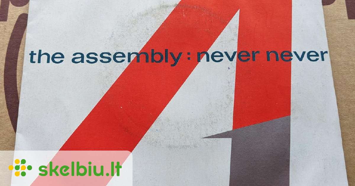 The Assembly - Never Never (7", Single) - Skelbiu.lt