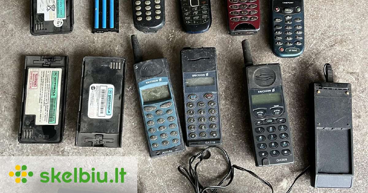 Seni mobilus telefonai - Skelbiu.lt