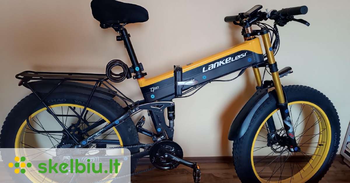Elektrinis dviratis Lankeleisi T750plus 1000w - Skelbiu.lt