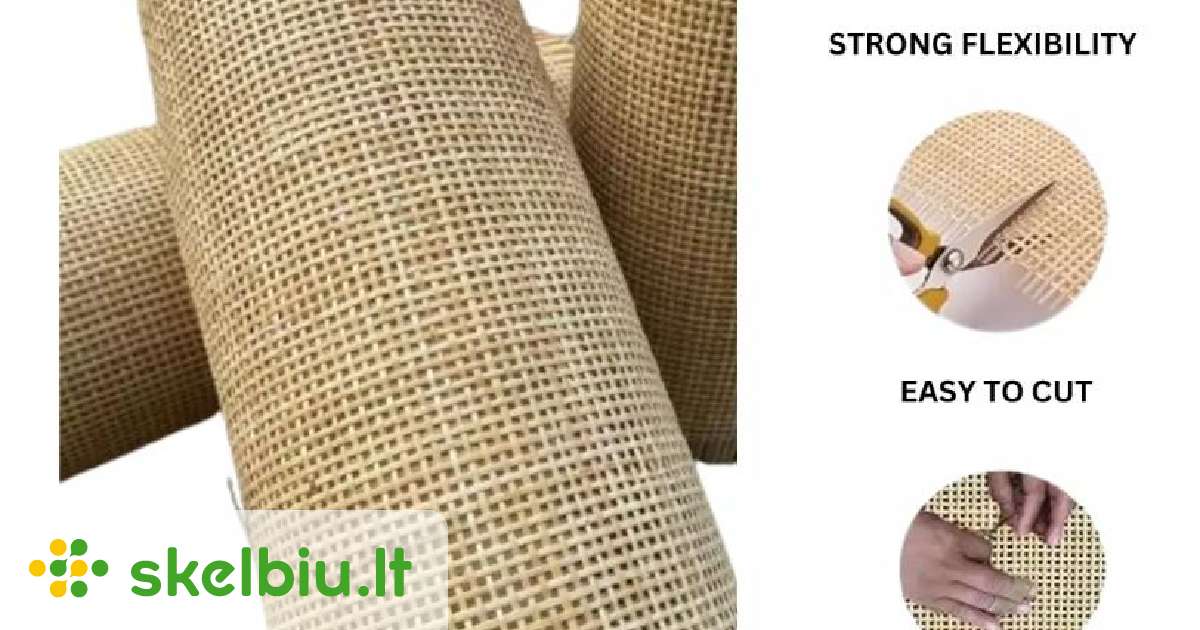 Radijo pynimo natūralus rotangas įv. dydžių - Skelbiu.lt