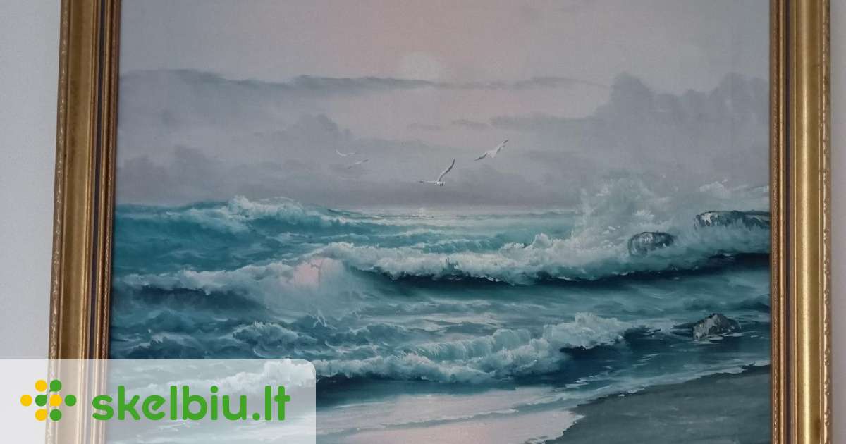 Parduodamas labai gražus tapytas paveikslas - Skelbiu.lt