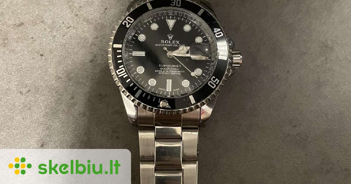 Naujas laikrodis rolex vyrams - Skelbiu.lt