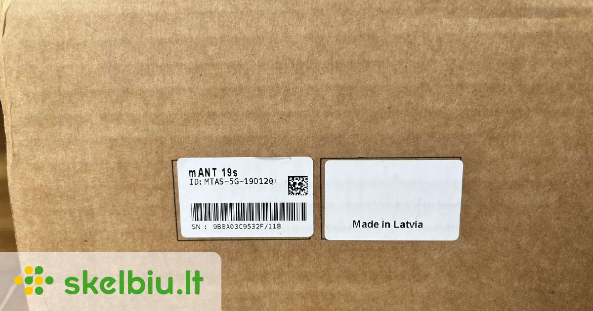 Mikrotik mant 19s antena - Skelbiu.lt