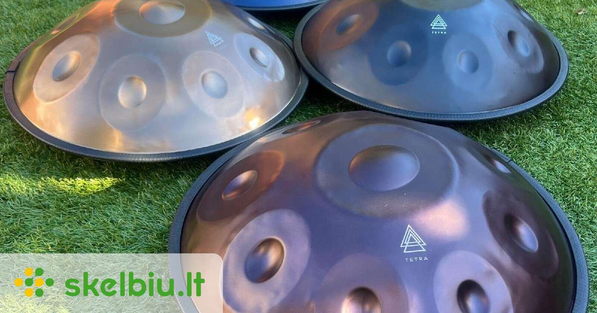 Tetra Handpan Hand Drum 55cm Stainless Steel Drum - Skelbiu.lt