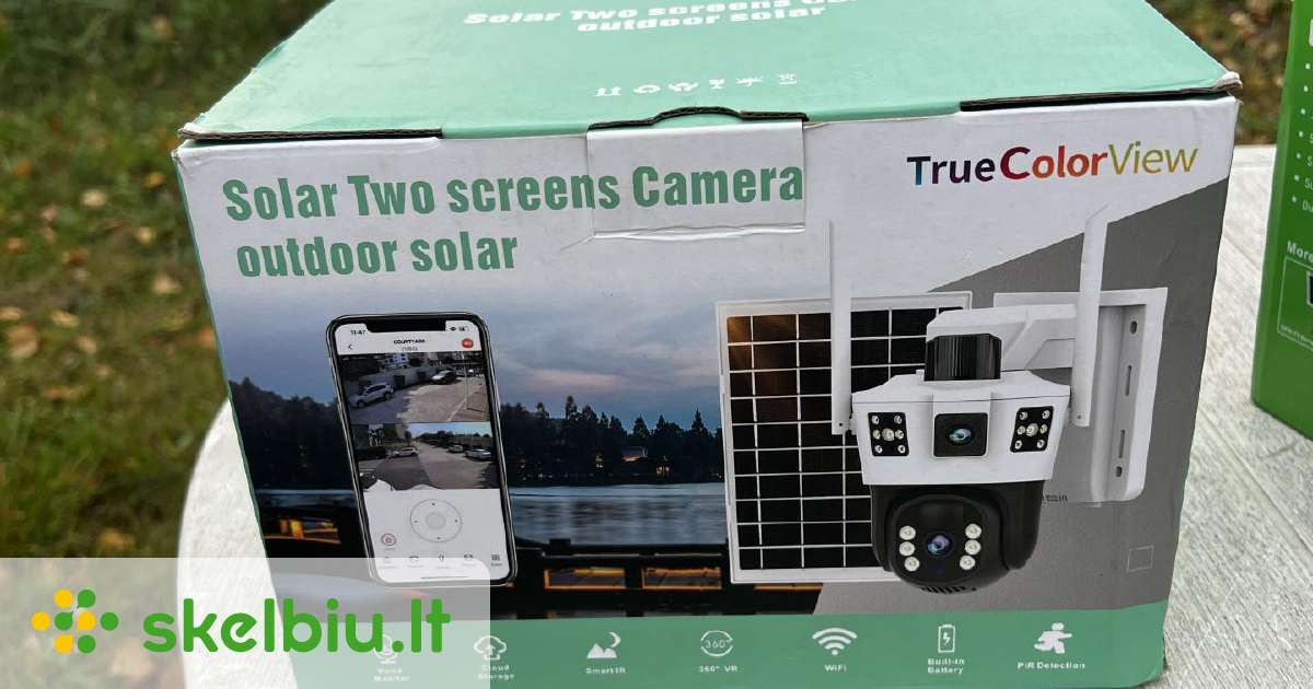 Truecolorview kamera su saulės baterija - Skelbiu.lt