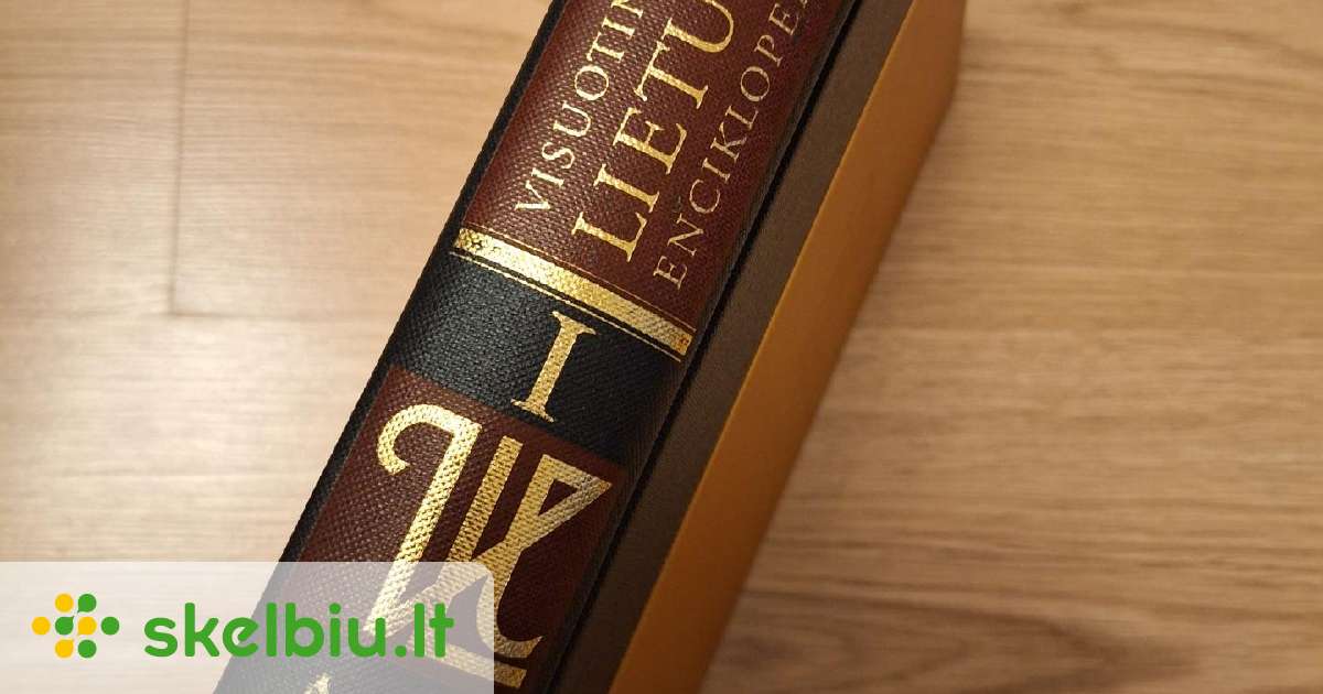 Visuotinė lietuvių enciklopedija - Skelbiu.lt