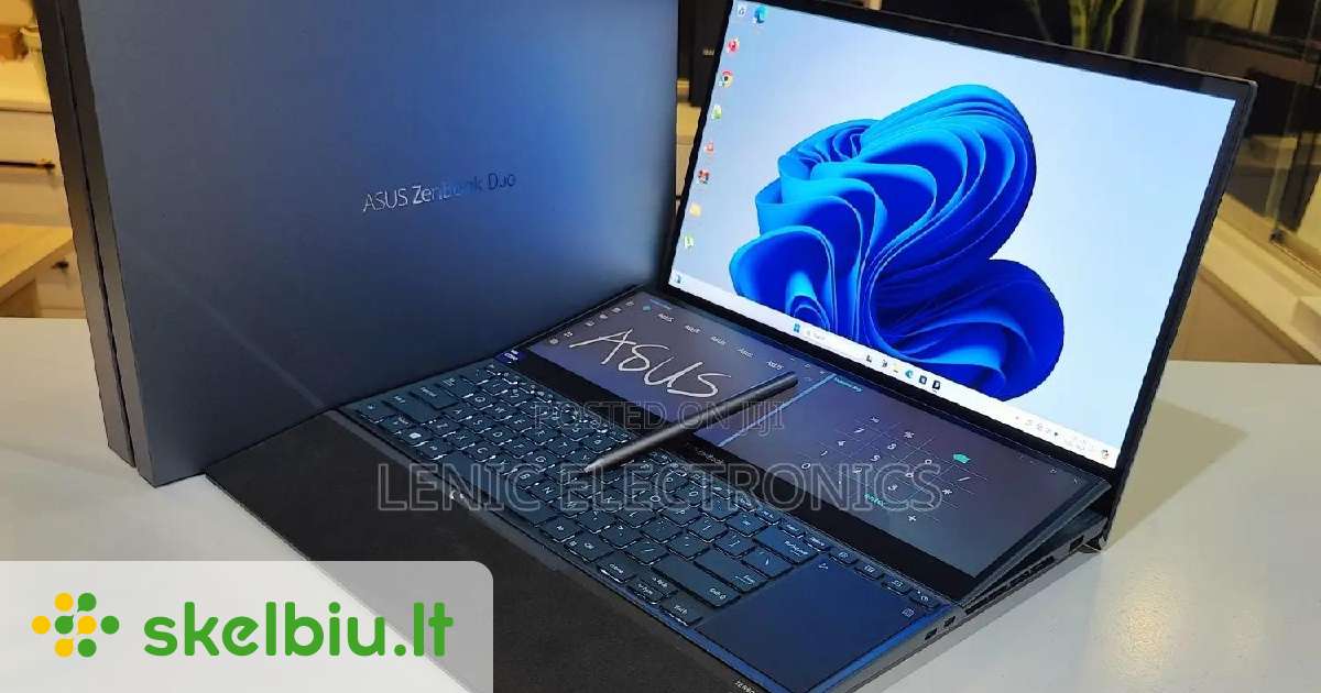 Asus Zenbook i9 32g RAM 1 GB SSD 3080 nvidia - Skelbiu.lt