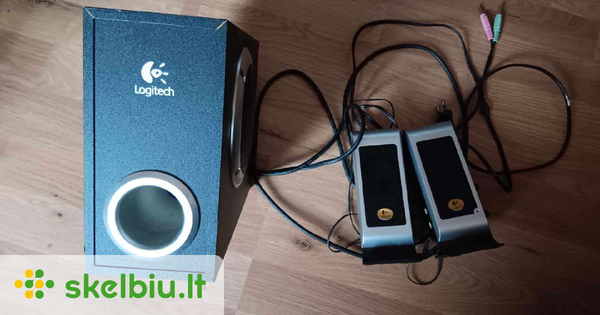 Kompiuterio garso kolonėlės Logitech (2,1) - Skelbiu.lt