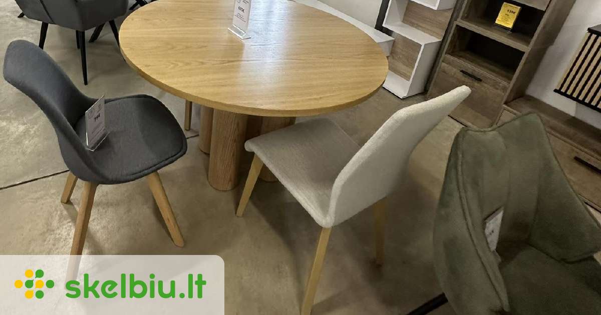 Apvalūs valgomojo stalai - Skelbiu.lt