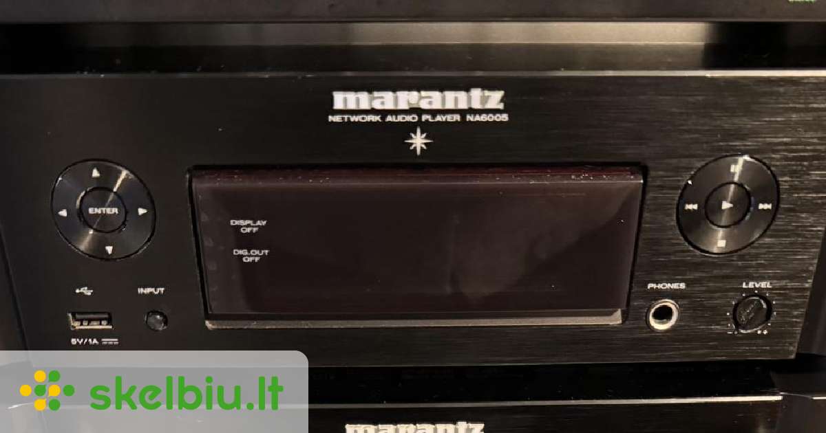 Marantz Na 6005 Dac WiFi Bluetooth silver/black - Skelbiu.lt