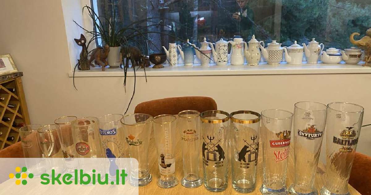 Įvairių rūšių alaus bokalai, visi už 20 eur - Skelbiu.lt