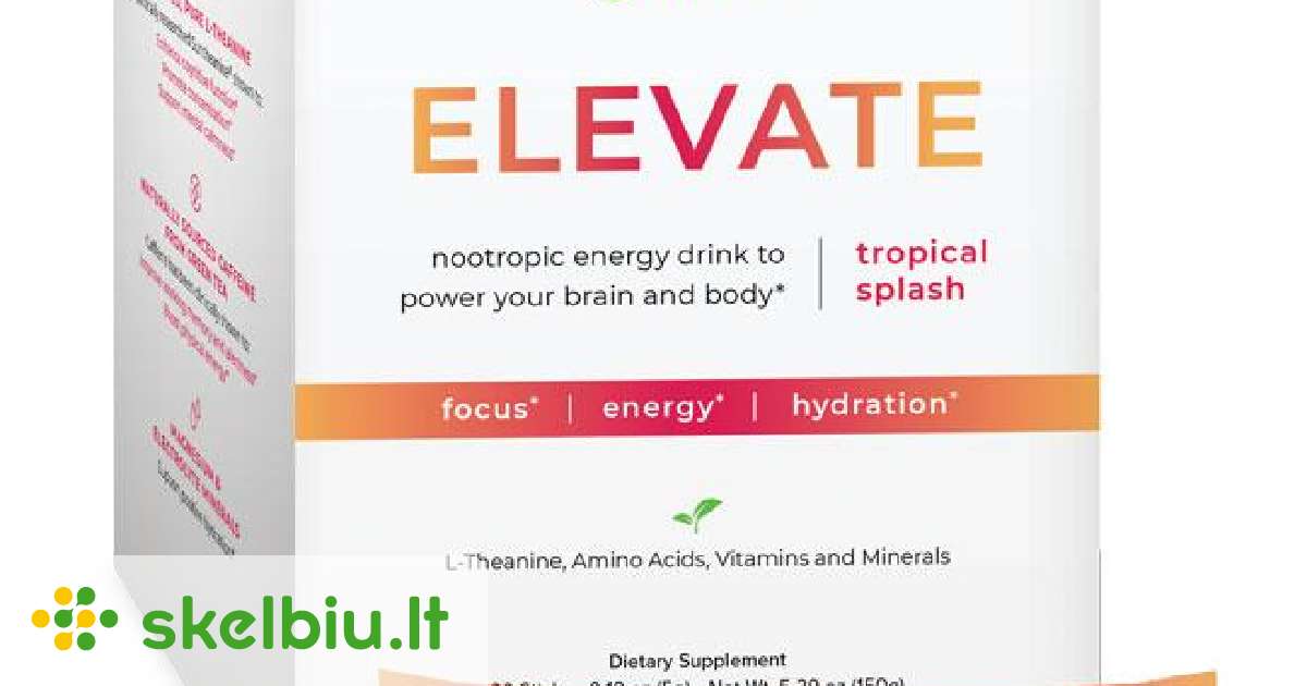 „elevate“ – Natūrali energija ir proto aštrumas! - Skelbiu.lt