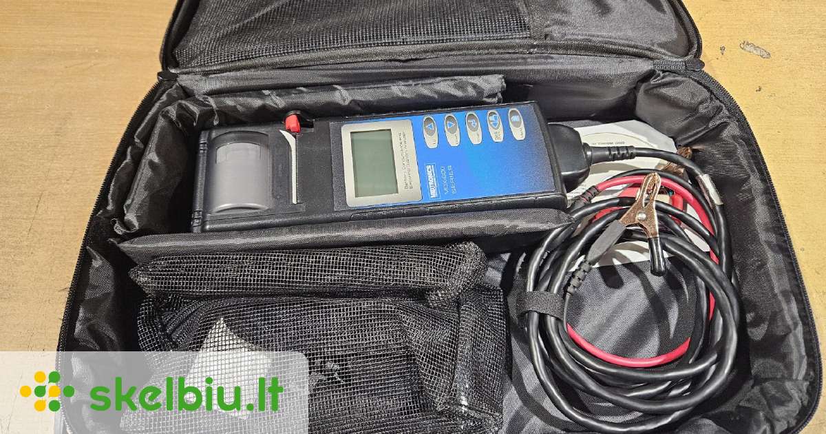 Midtronics Mdx-655 akumuliatoriių testeris - Skelbiu.lt