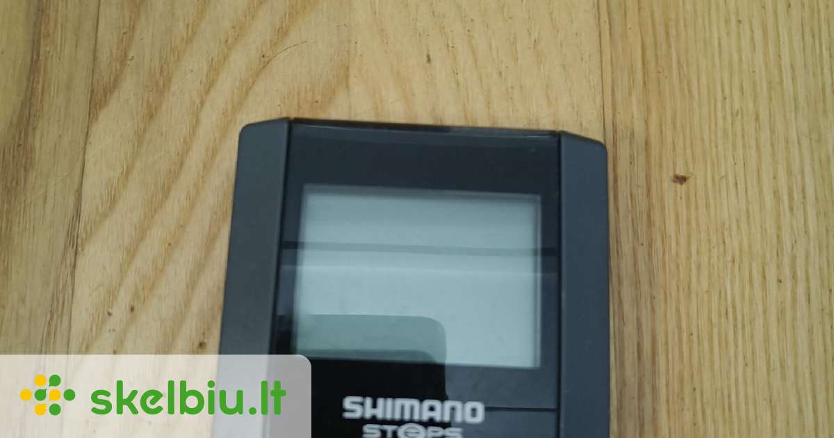 Dviračio kompiuteris Shimano Steps Sc-e6000 - Skelbiu.lt
