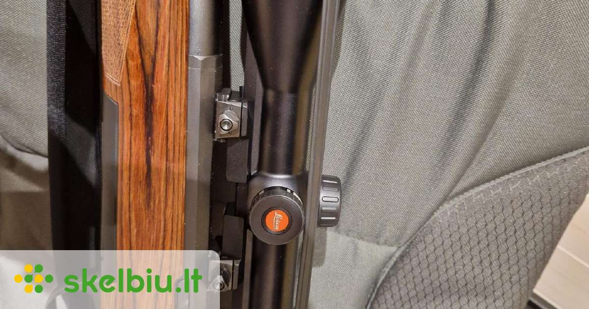 Parduodamas naujas graižtvinis šautuvas su optika - Skelbiu.lt