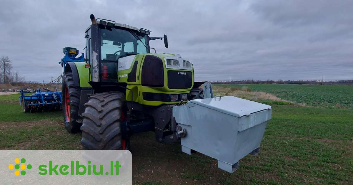 Traktorius claas atles 936 Rz skutikas Rolmac 4m - Skelbiu.lt