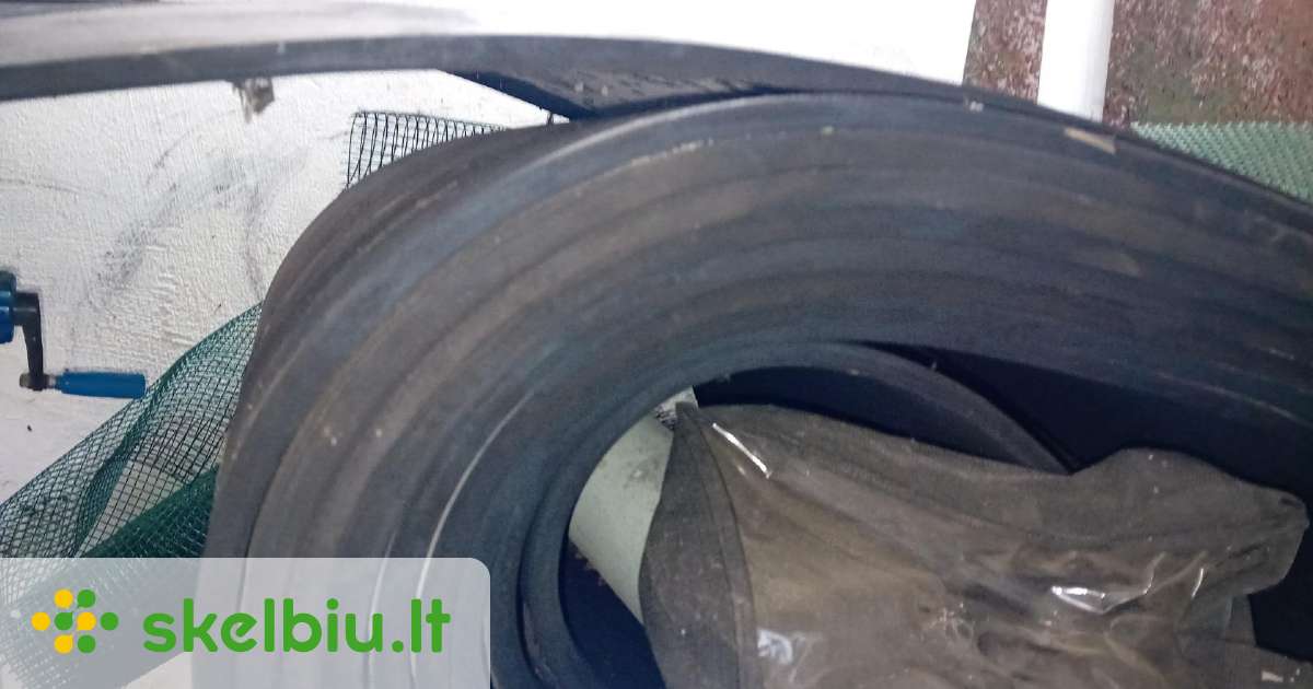Guminė 650 mm pločio juosta 20 Eur/m - Skelbiu.lt
