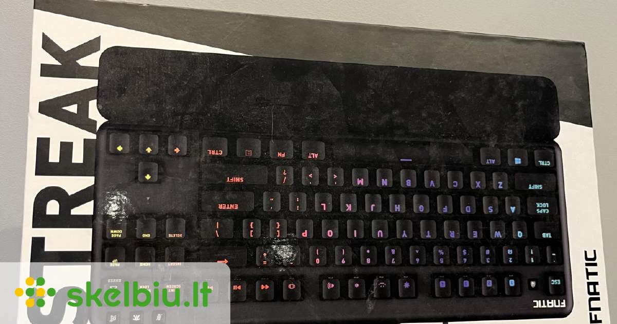 Fnatic Mini Streak Brown UK Klaviatūra - Skelbiu.lt
