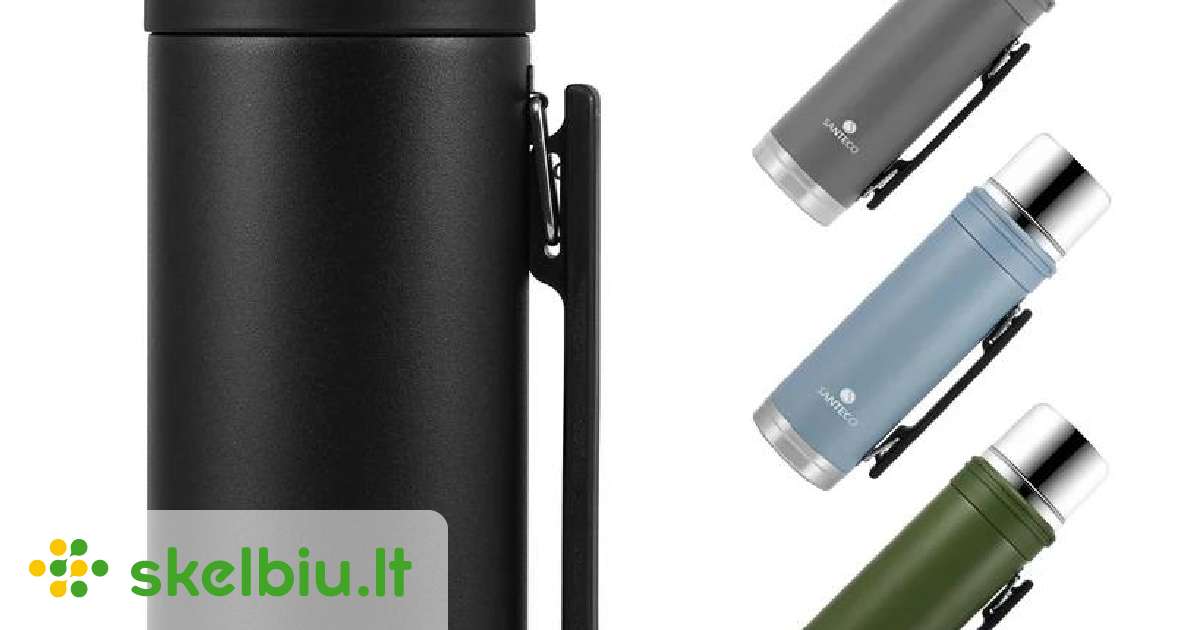 Nerūdijančio plieno termosas su rankena 1l - Skelbiu.lt