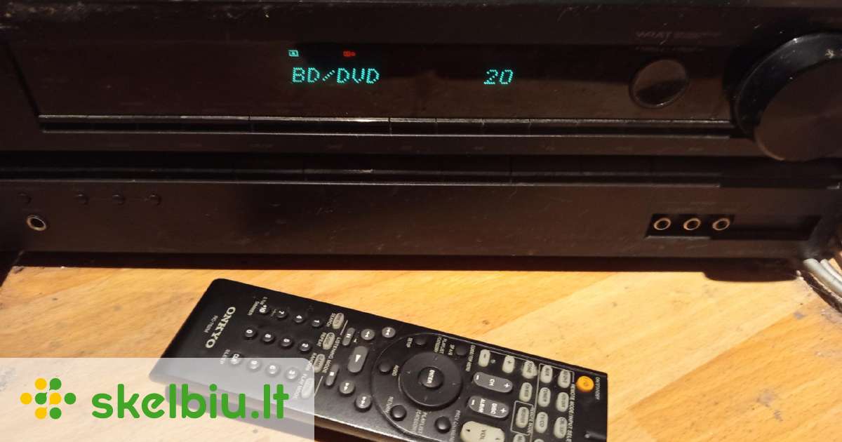 Onkyo ht-r358 6x100w. Passive up. Hdmi siuntimas - Skelbiu.lt