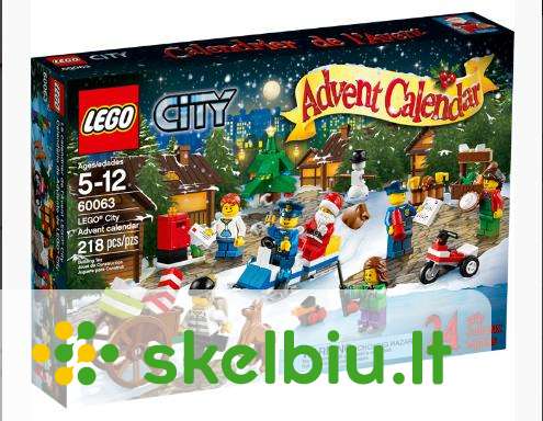 Lego advento kalendorius 60063 - Skelbiu.lt