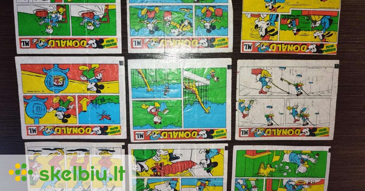 Kramtomos gumos Donald Ml dideli poperėliai - Skelbiu.lt