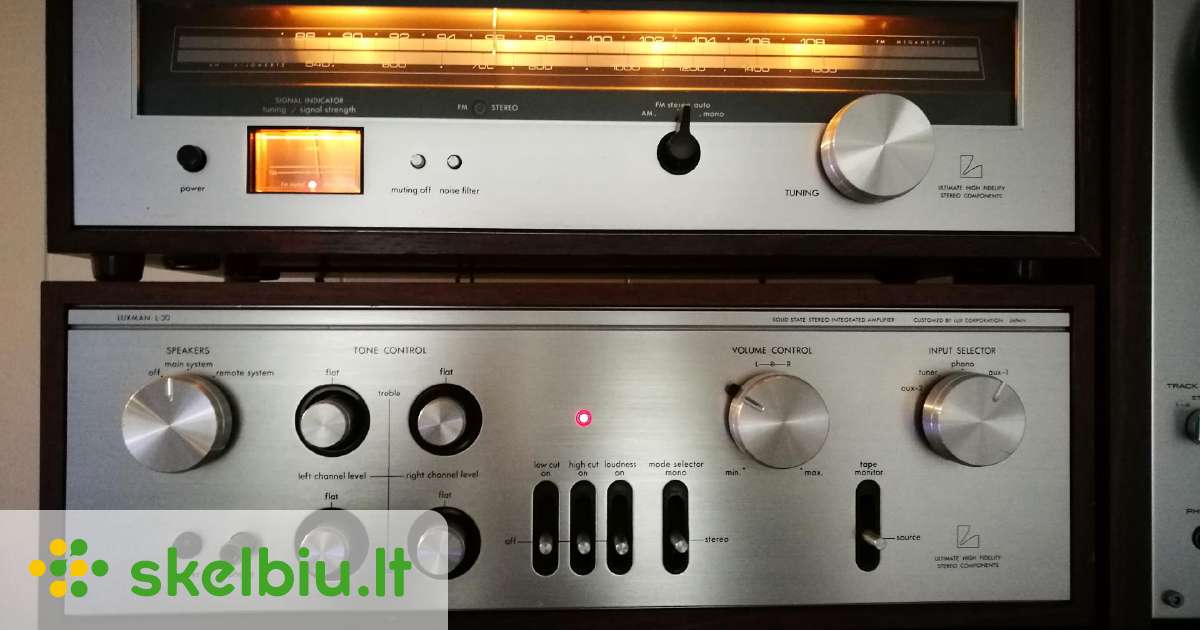 Luxman L-30 stiprintuvas ir Luxman T34 tiuneris - Skelbiu.lt