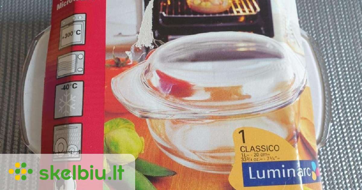 Kepimo indas Luminarc - Skelbiu.lt