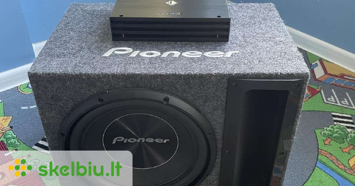 Pioneer bosas + Helix stiprintuvas - Skelbiu.lt