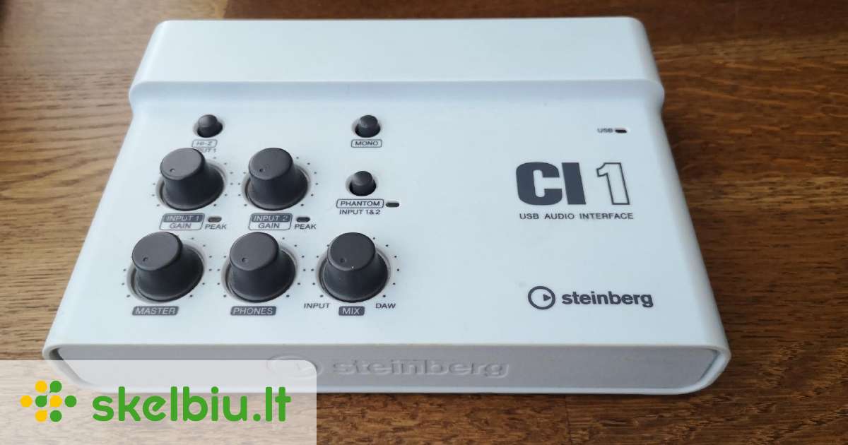 Steinberg Cl1 garso plokštė korta audio interface - Skelbiu.lt