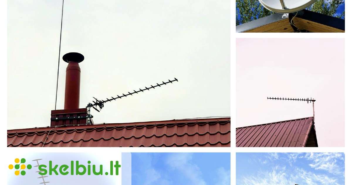 TV Antenos, Derinimas, Dbvt Lt, Sat Ip, Starlink - Skelbiu.lt