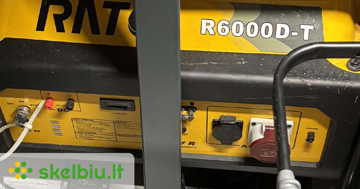 Trifazis generatorius 5 Kw - Skelbiu.lt