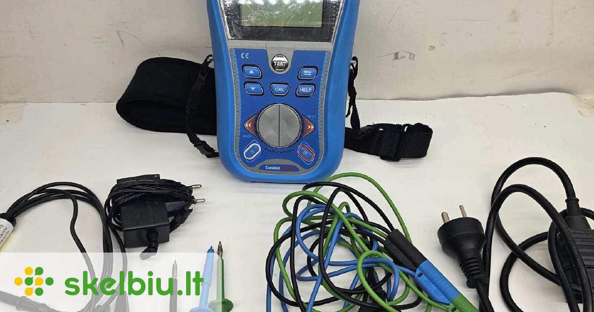 Metrel Mi 3125 + Elit Euromaster E2 instaliacijos - Skelbiu.lt