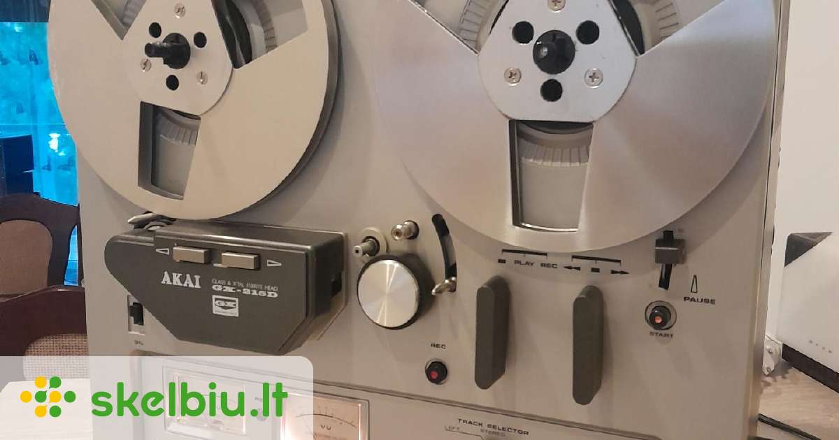 Juostinis magnetafonas Akai GX 215 D - Skelbiu.lt