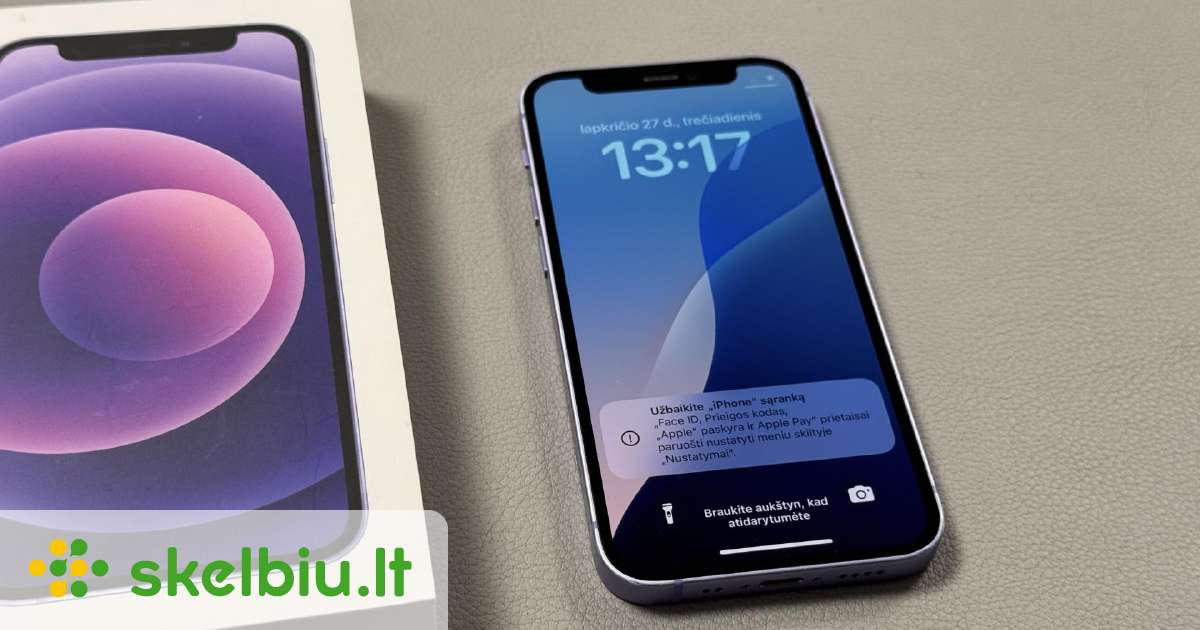 iPhone 12 Mini 128gb labai gražus - Skelbiu.lt