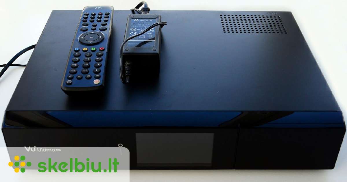 Parduodamas palydovinis imtuvas Vu+ Ultimo 4k - Skelbiu.lt