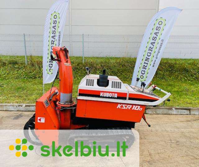 Vikšrinis sniego valytuvas Kubota Ksr10d - Skelbiu.lt