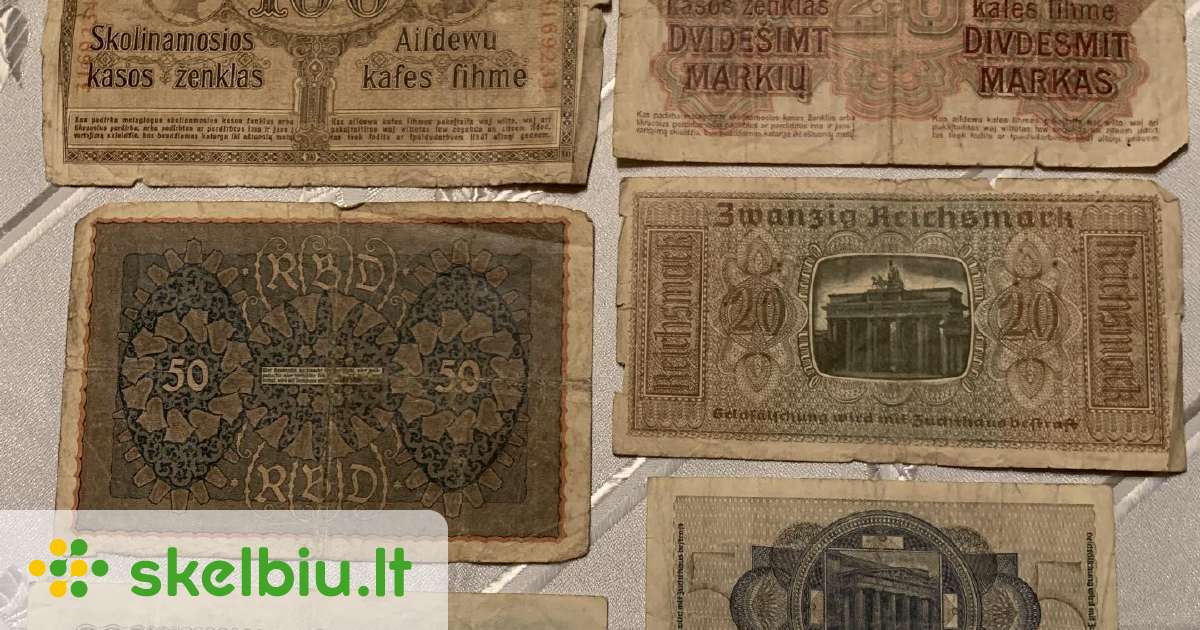 Popieriniai senoviniai pinigai - Skelbiu.lt
