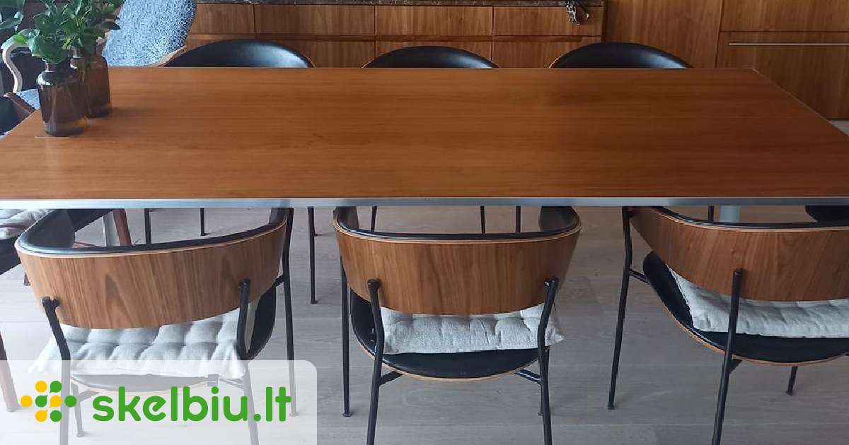 Modernus ąžuolinis stalas - Skelbiu.lt