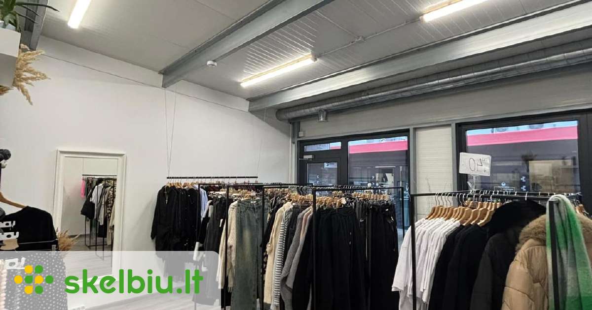 Drabužių verslas - butikas - Skelbiu.lt