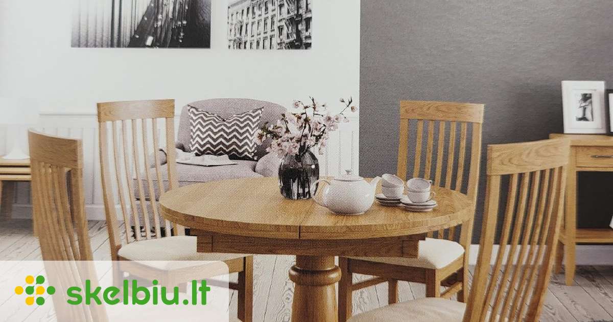 Ąžuolinis stalas - Skelbiu.lt