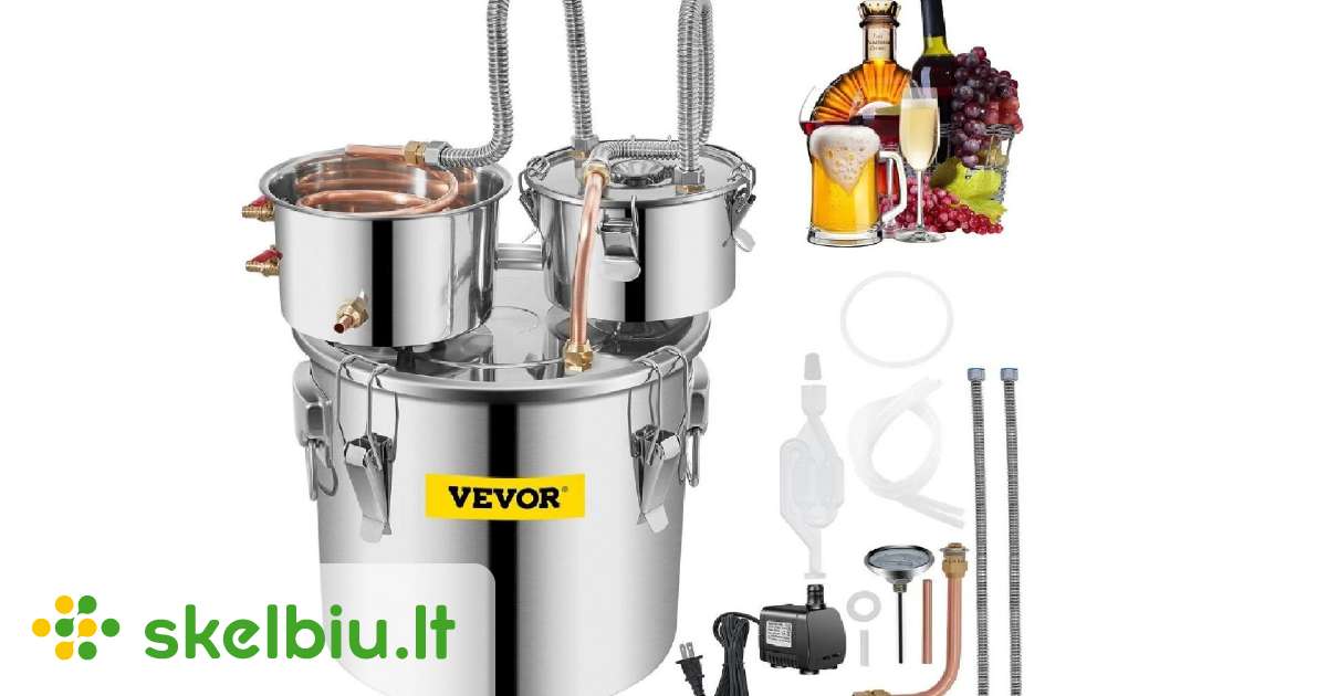 30l nerūdijančio plieno distiliatorius - Skelbiu.lt