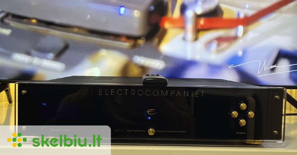 Electrocompaniet Eci-3 Stereo Stiprintuvas - Skelbiu.lt