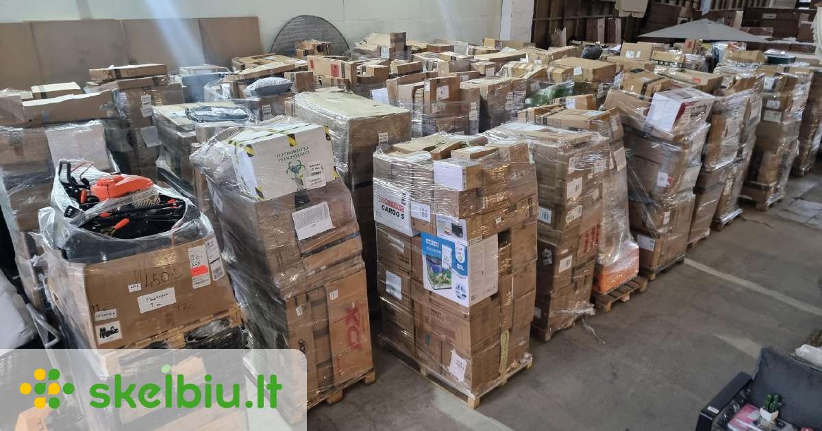 Daiktų prekyba paletėmis, daiktų paletės - Skelbiu.lt