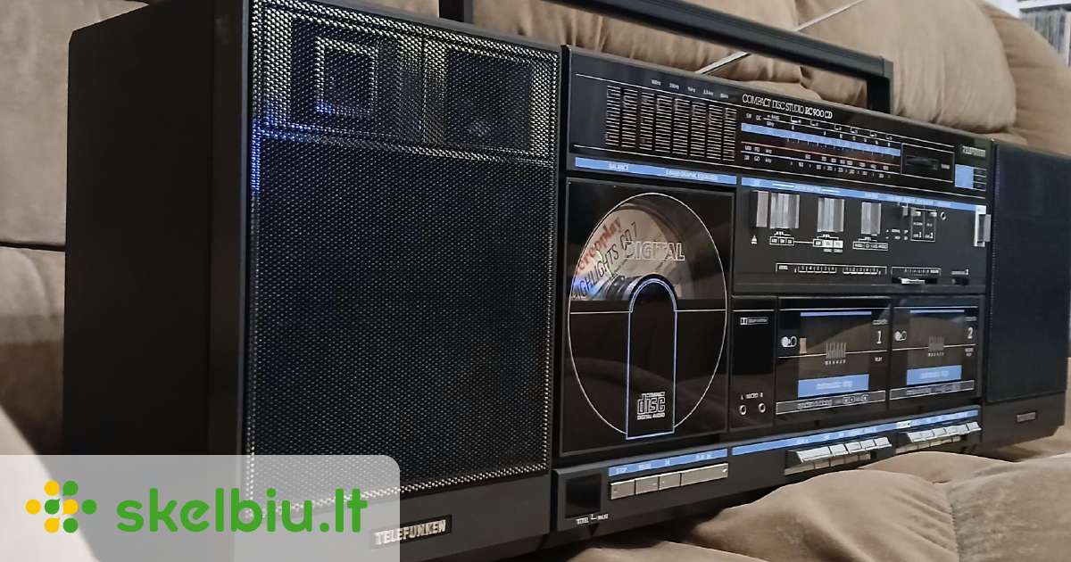 Nedaug naudotas 1988 m. Telefunken RC 900 CD - Skelbiu.lt