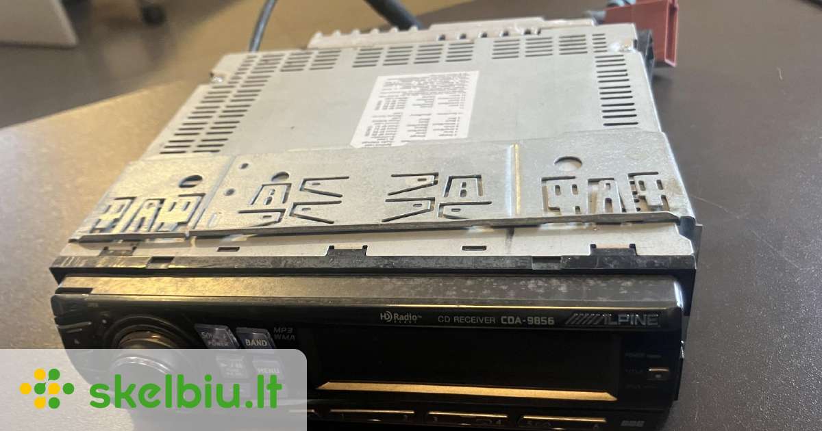 Vintažinė automagnetola Alpine Cda-9856 - Skelbiu.lt