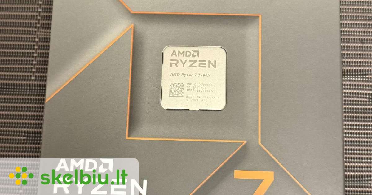 Amd Ryzen 7 7700x - Skelbiu.lt