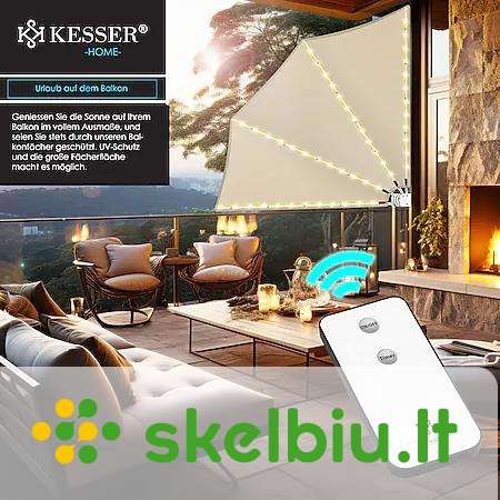 Pergola apsauga nuo vejo balkono markize - Skelbiu.lt