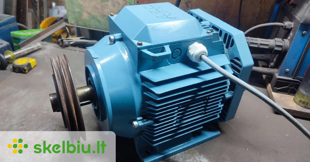 Trifazis elektros variklis 5,5 kw. - Skelbiu.lt